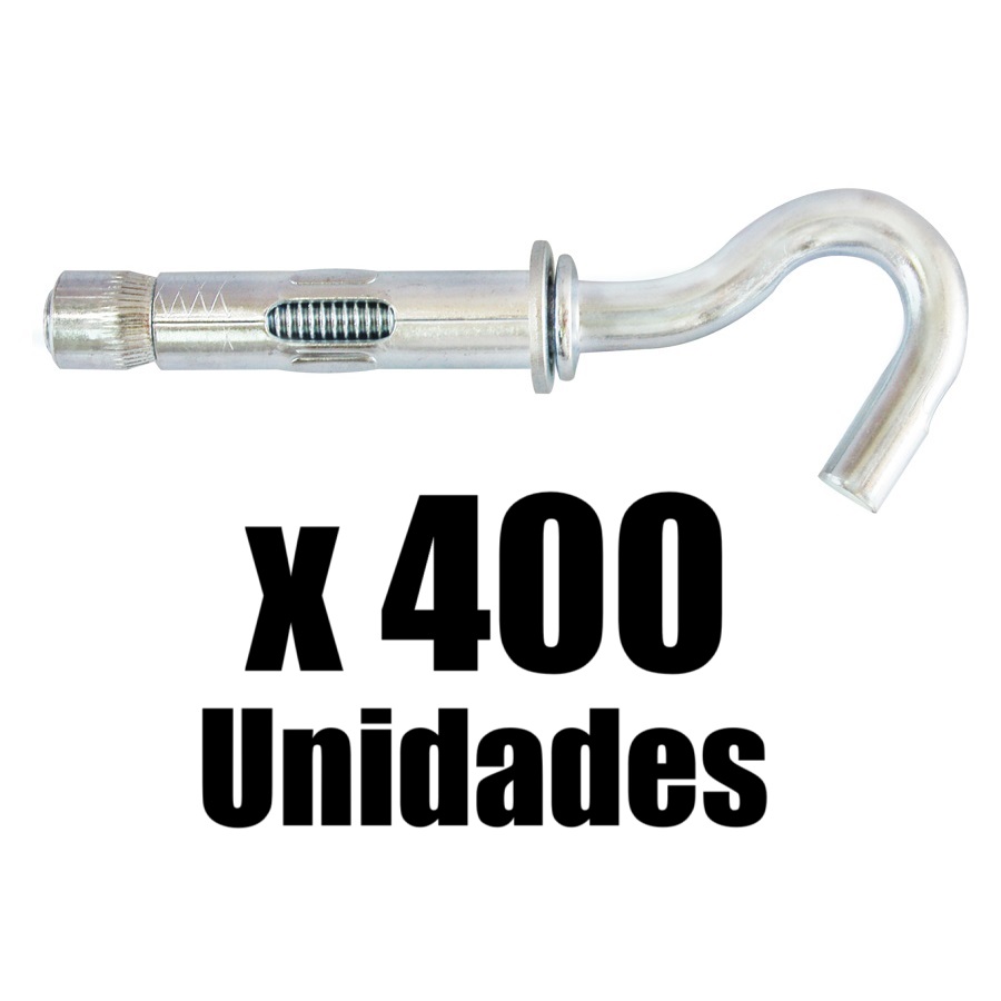 Chazo Anclaje Metalico Abierto 3/8 CA Mejia x 400u | ferretito.com